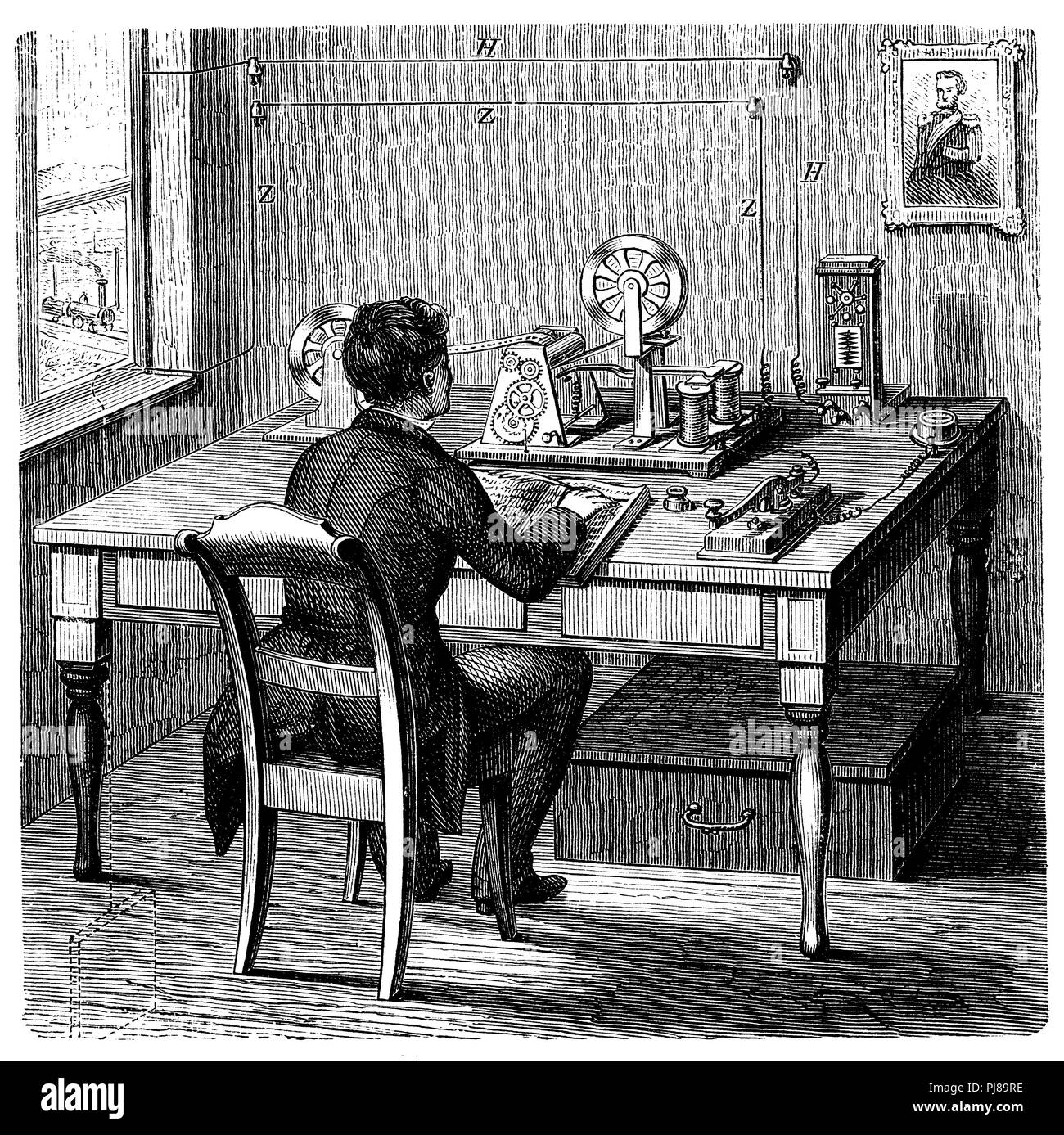 Telegrafieren hi-res stock photography and images - Alamy