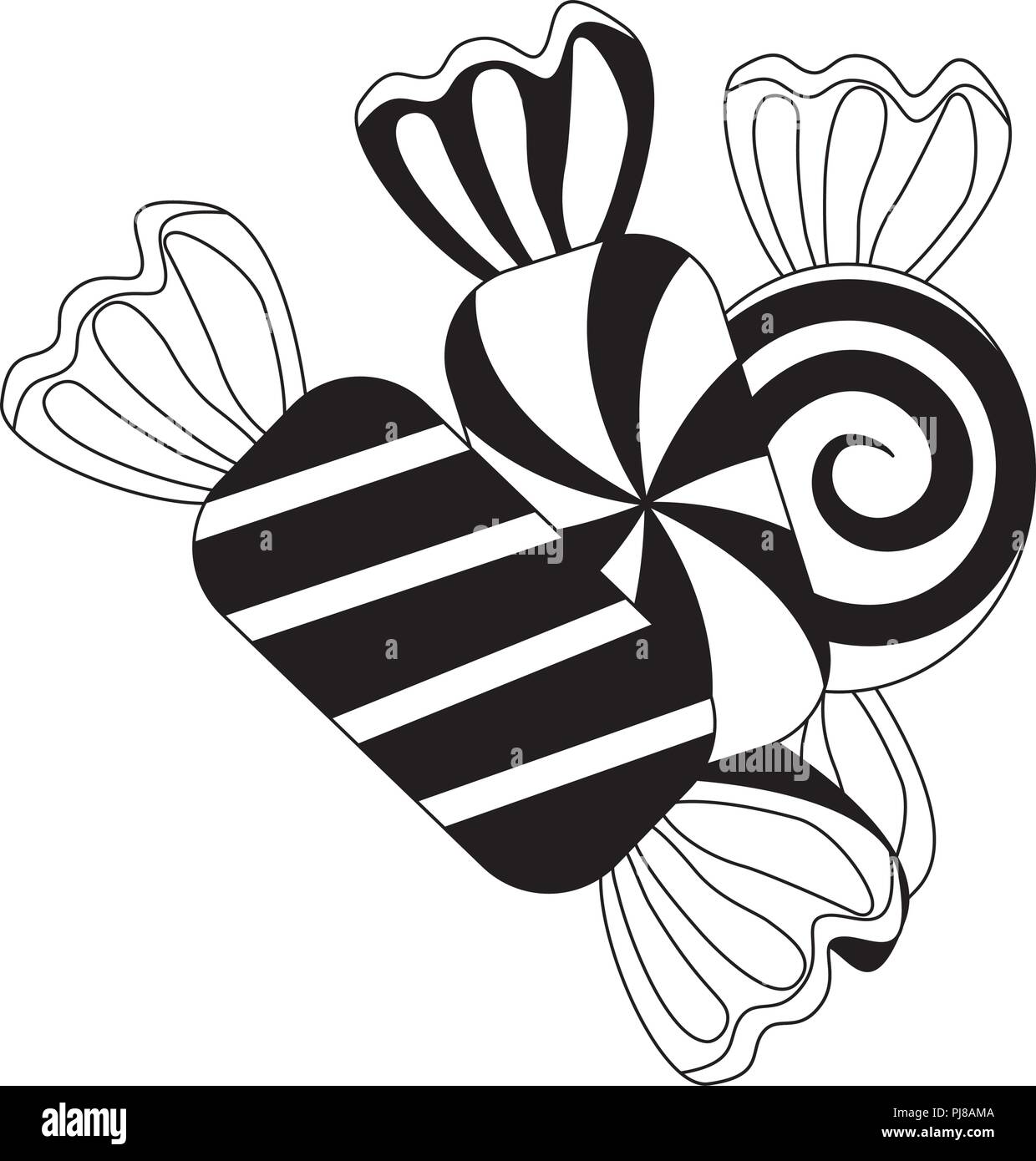 sweet candies isolated icon Stock Vector Image & Art - Alamy