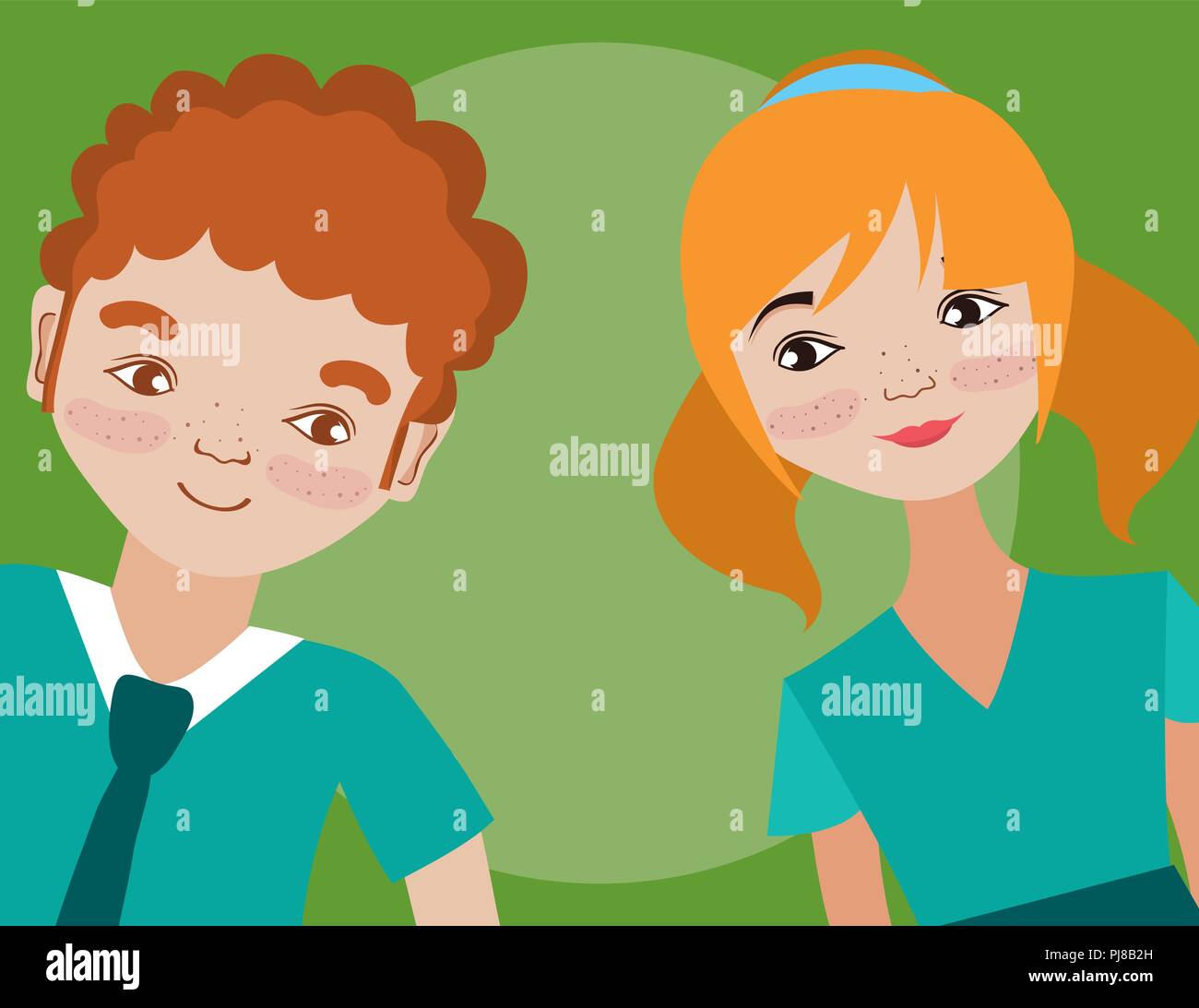 Young couple cartoon Stock Vector Image & Art - Alamy