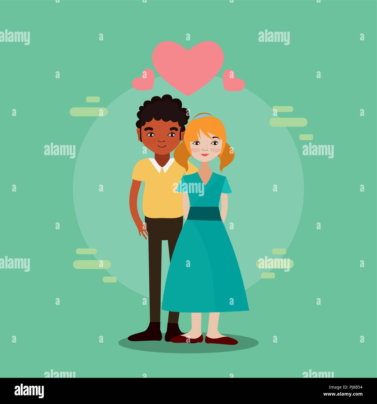 Cute blonde wedding Stock Vector Images - Alamy