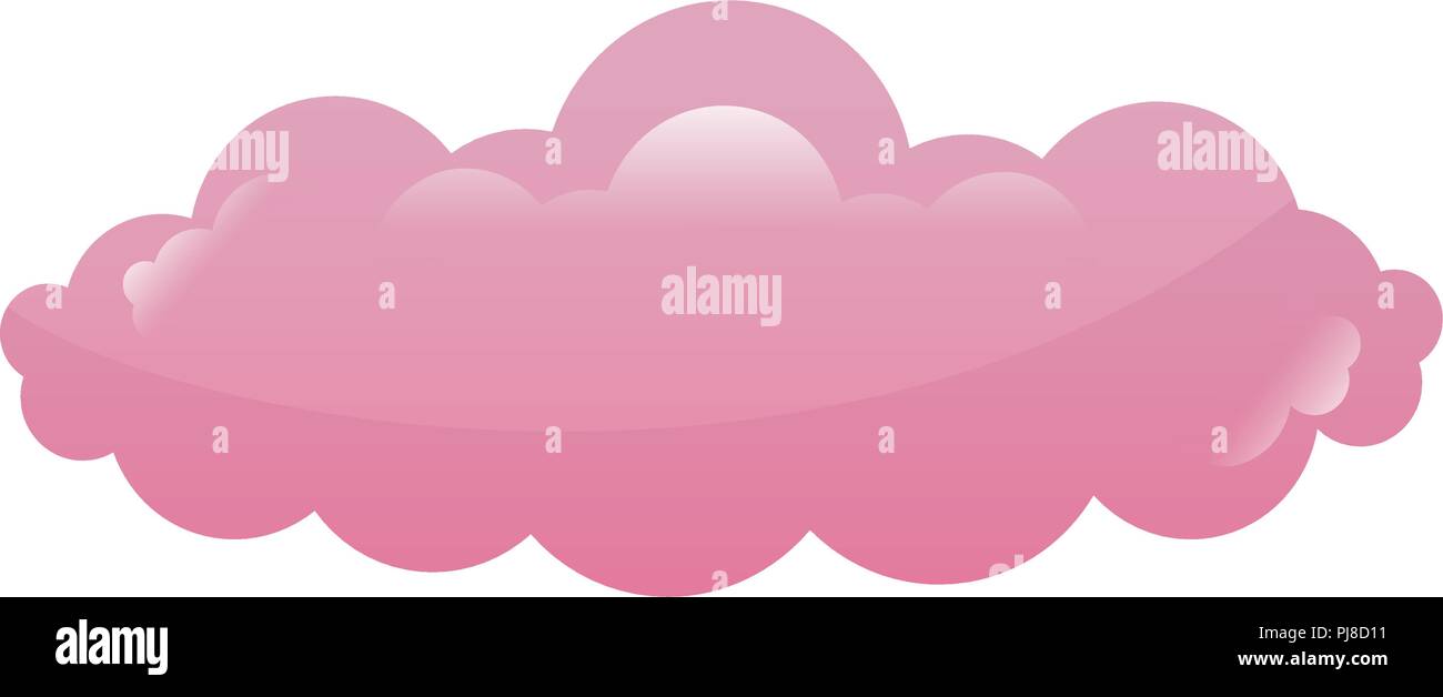 pink climate cloud soft cartoon Stock Vector Image & Art - Alamy