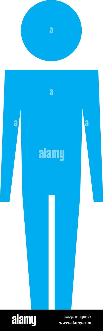 man standing character pictogram style Stock Vector Image & Art - Alamy