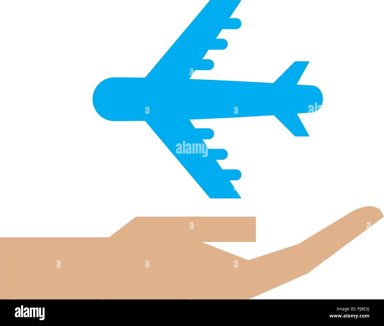 Holding an aircraft Stock Vector Images - Alamy