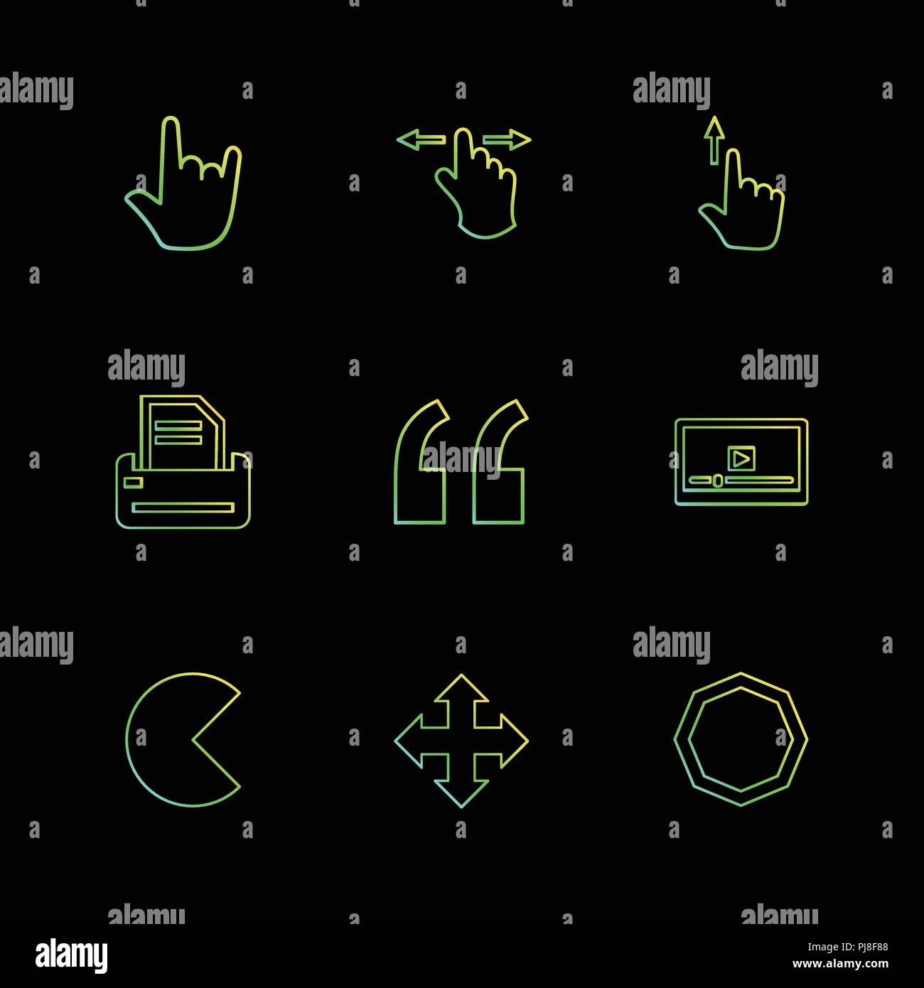 commas , dot , slash , hands , pointer , arrows , directions , signs ...