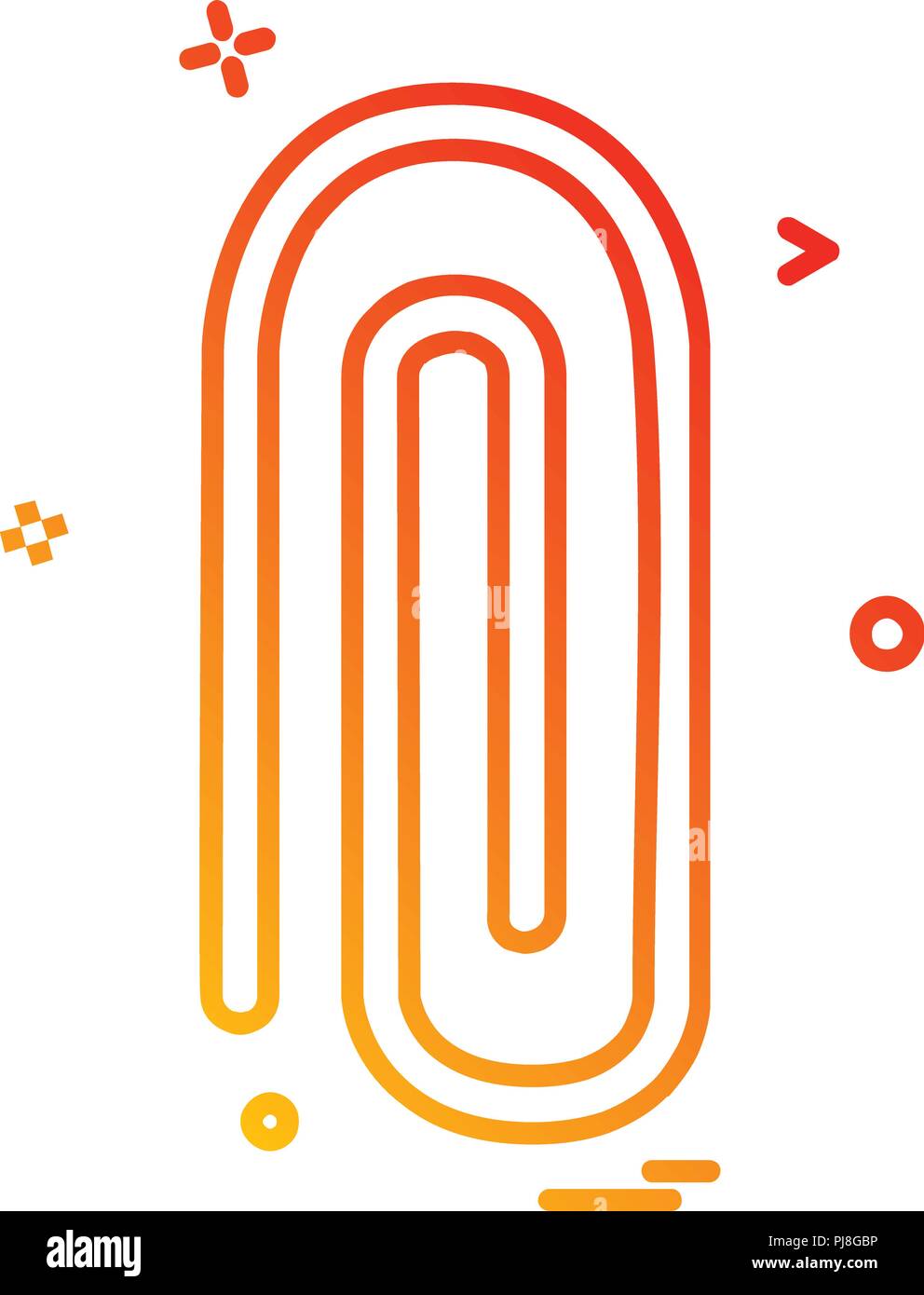 Paper pin icon design vector Stock Vector Image & Art - Alamy