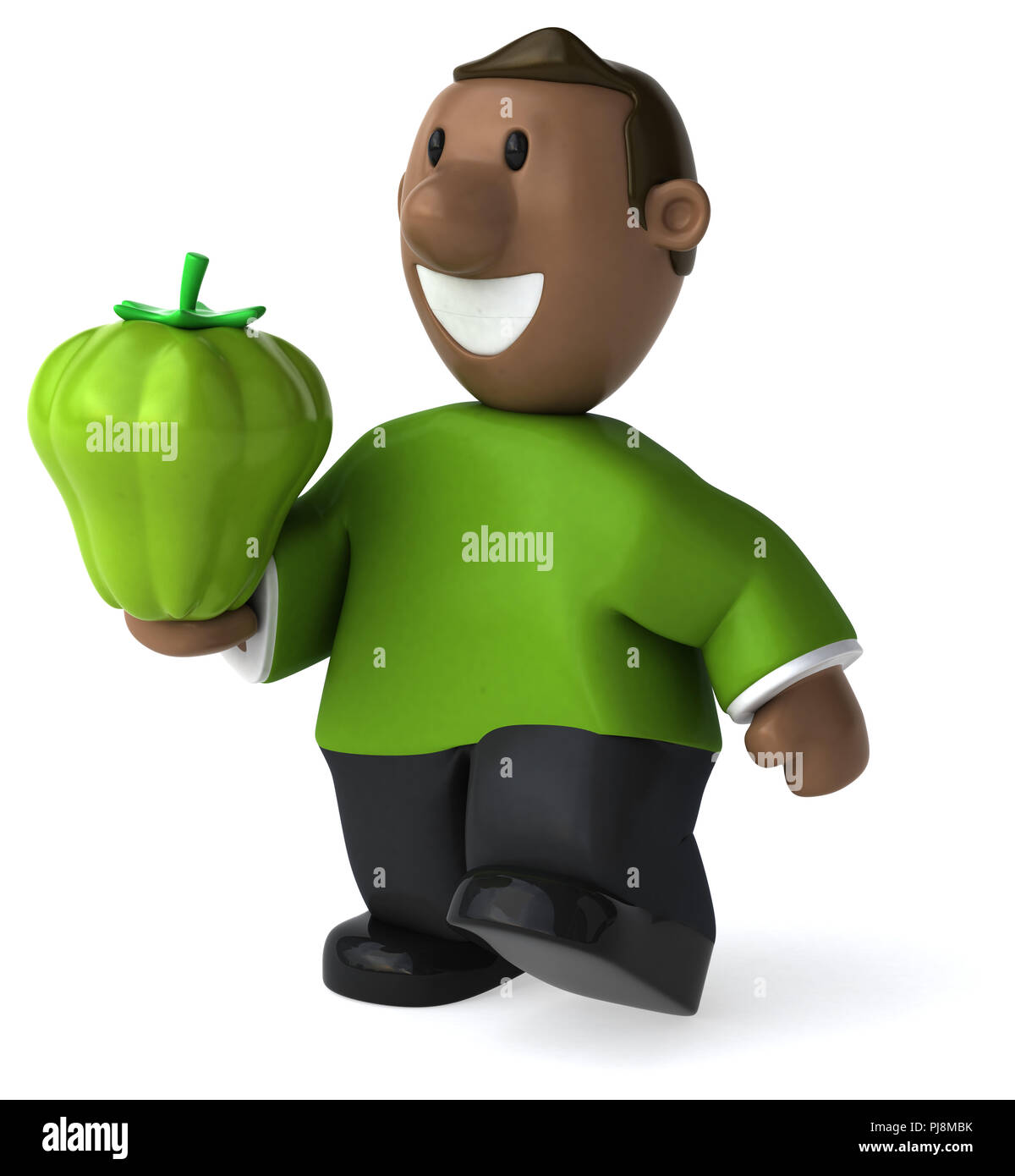 Cartoon guy - 3D Illustration Stock Photo - Alamy