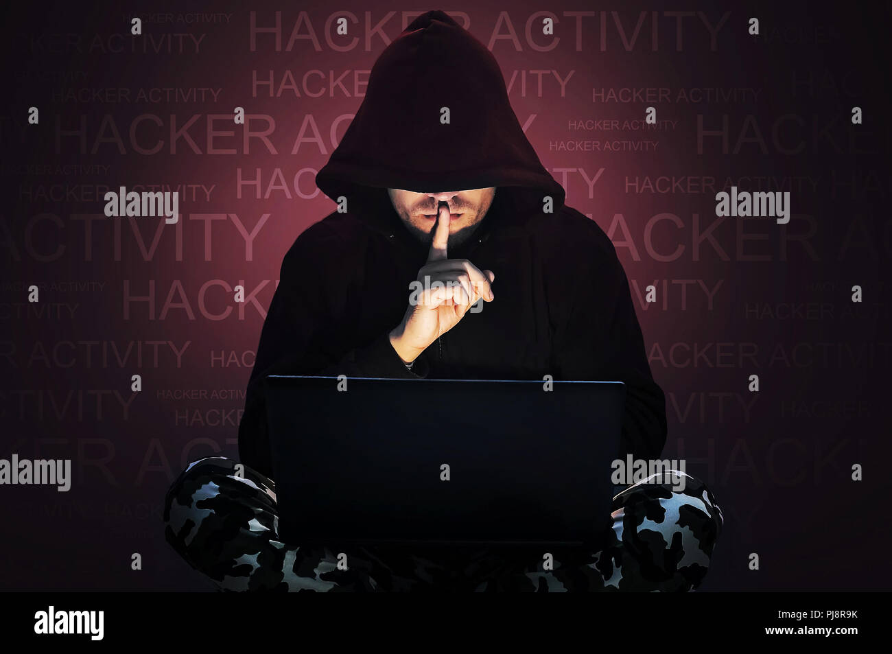 Anonymity laptop hi-res stock photography and images - Alamy
