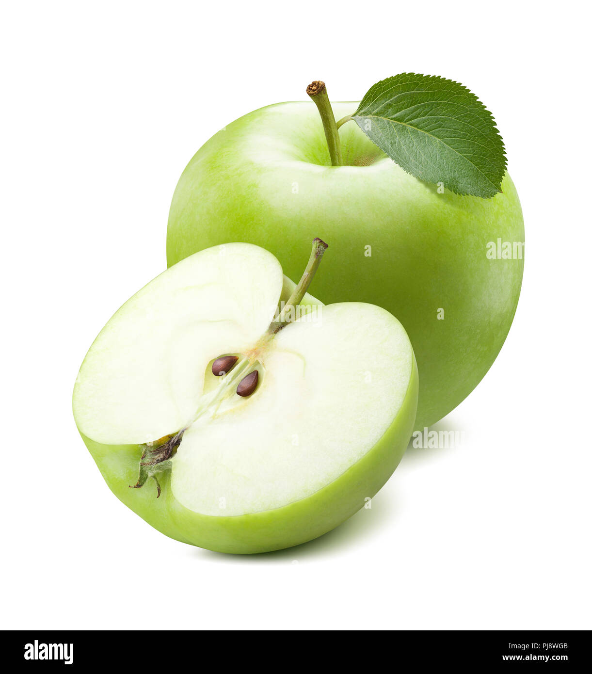 Fresh apple half fruit snack healthy cut hi-res stock photography and ...