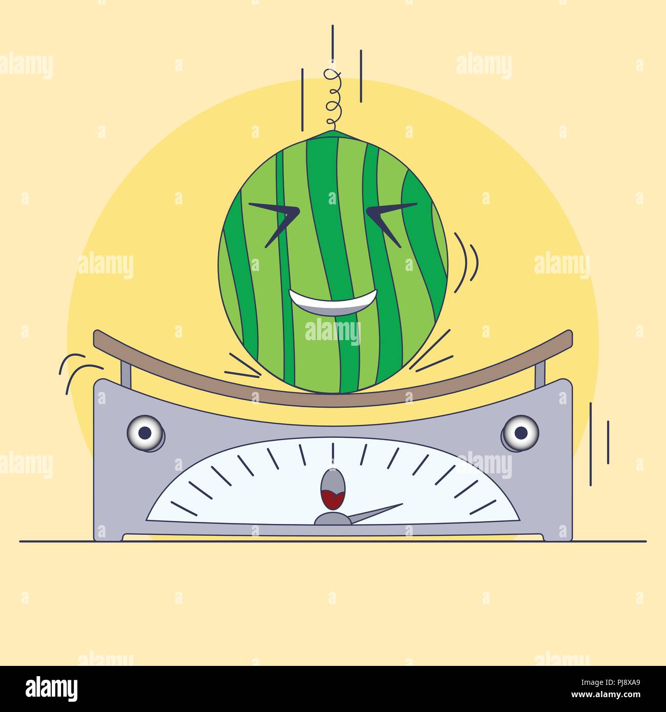 Weighing scale vector vectors hi-res stock photography and images - Alamy