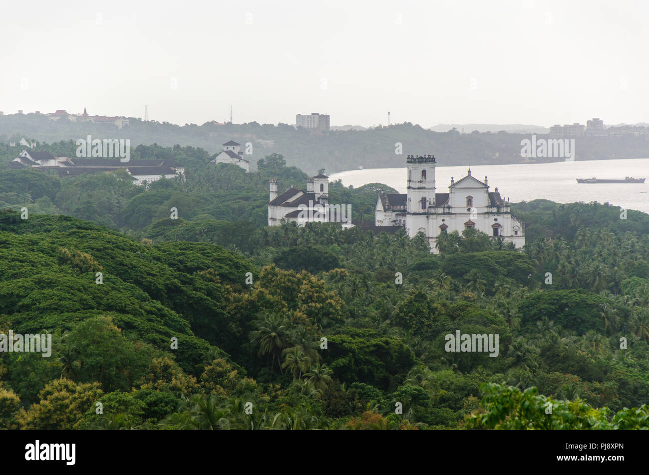 Mandovi river divar island goa hi-res stock photography and images - Alamy