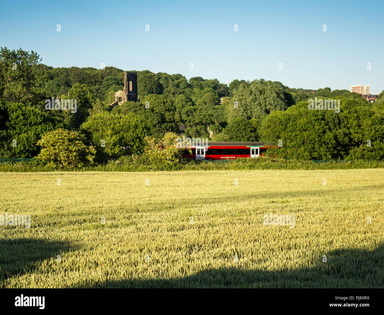 Leeds, England, UK - June 30, 2015: A Northern Rail Class 333 electric ...