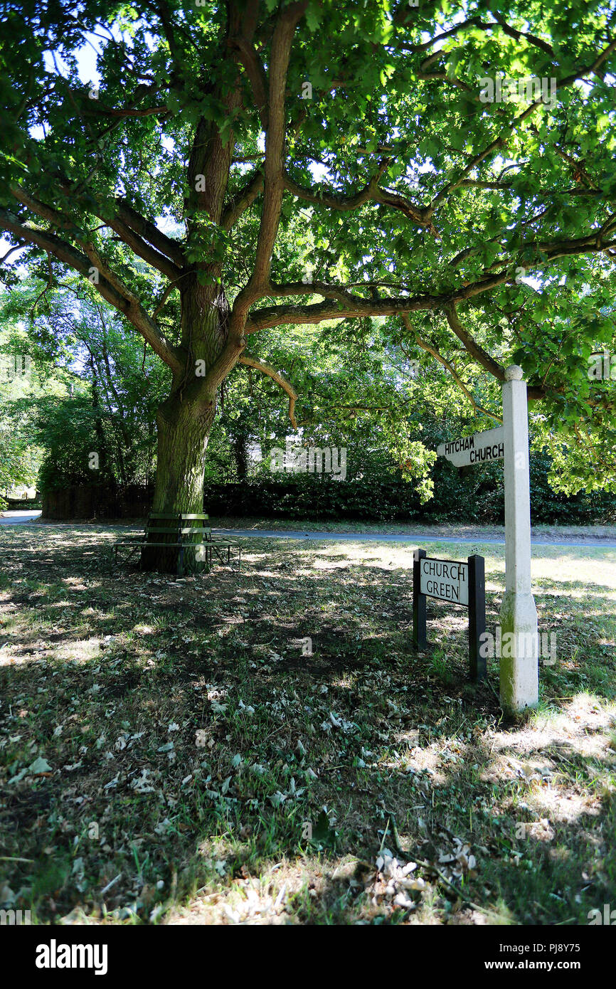 Signposts on Church Green pointing the way to the Parish Church in ...