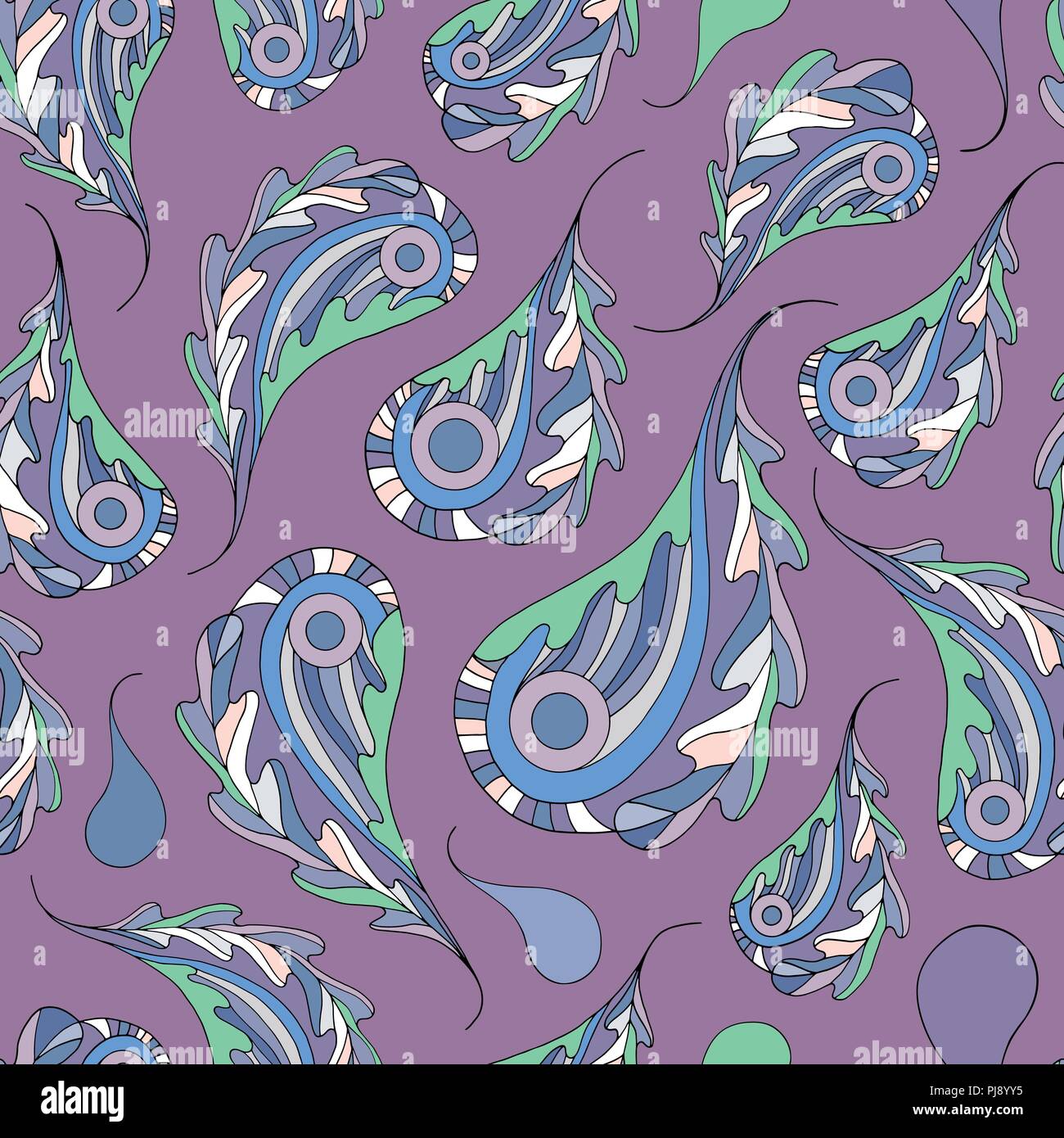 Oak pattern Stock Vector Images - Alamy