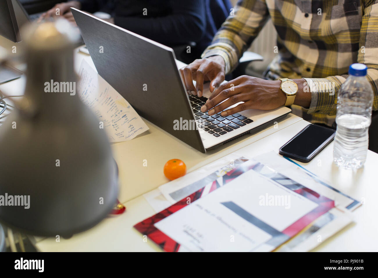 Cropped image businessman typing hi-res stock photography and images ...