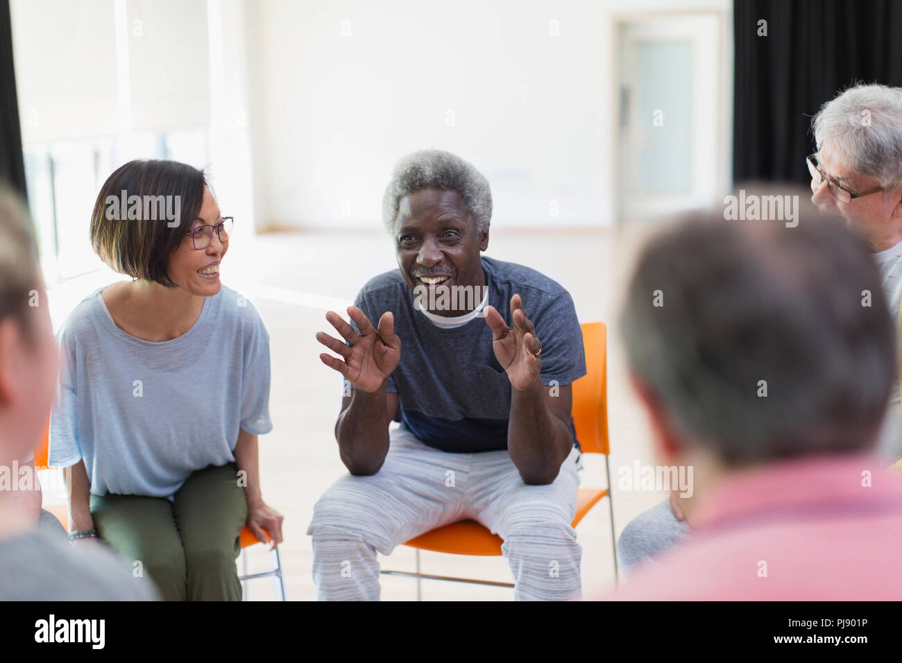 Group center hi-res stock photography and images - Alamy