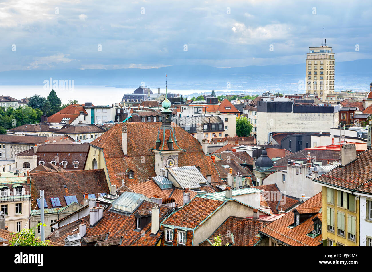 Switzerland europe summer lausanne vaud hi-res stock photography and ...