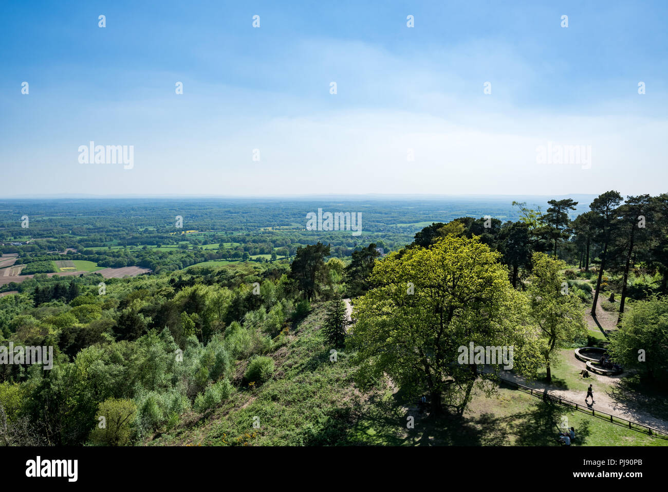 Leith hill visitors hi-res stock photography and images - Alamy