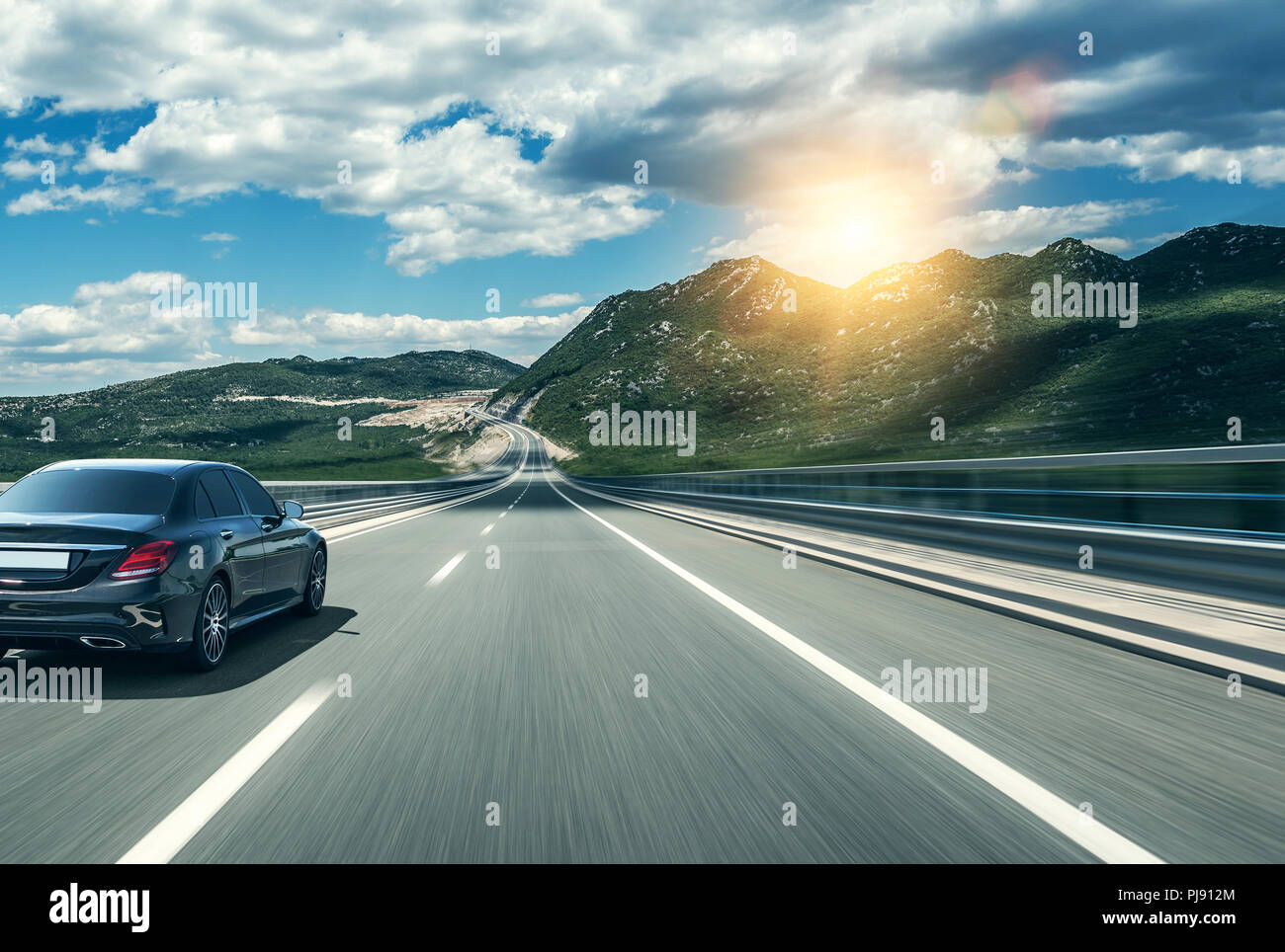 Car road speed hi-res stock photography and images - Alamy