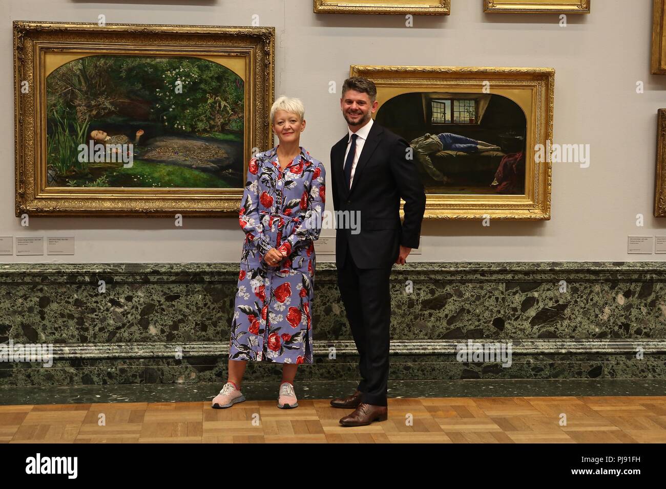 Pre- Raphaelite masterpieces Tate Britain Stock Photo - Alamy
