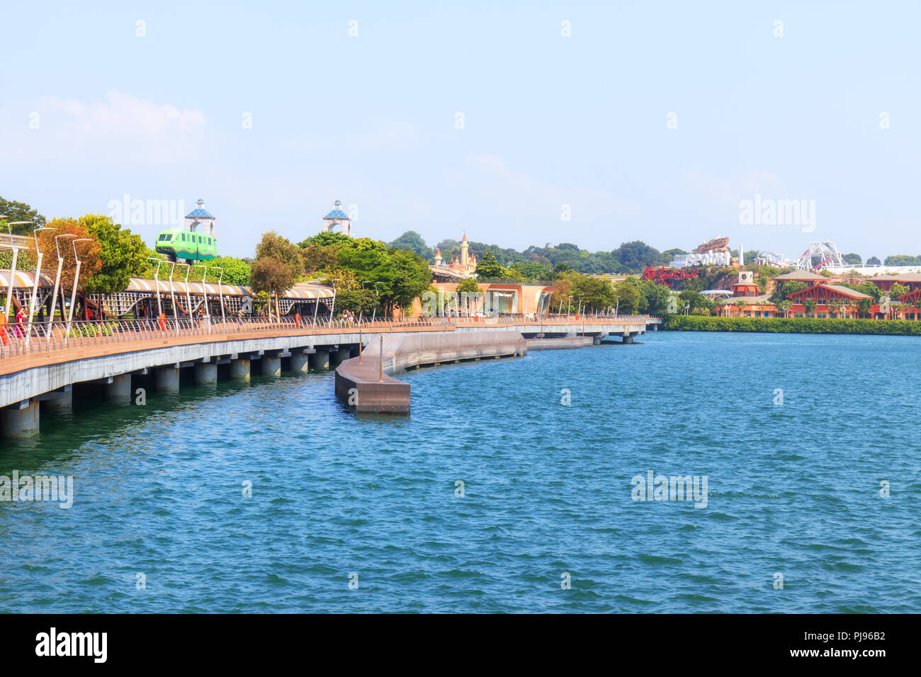 Sentosa island monorail hi-res stock photography and images - Alamy