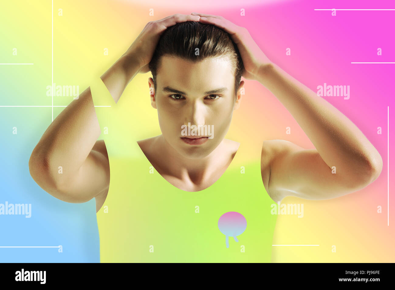 Male trainer head hi-res stock photography and images - Alamy