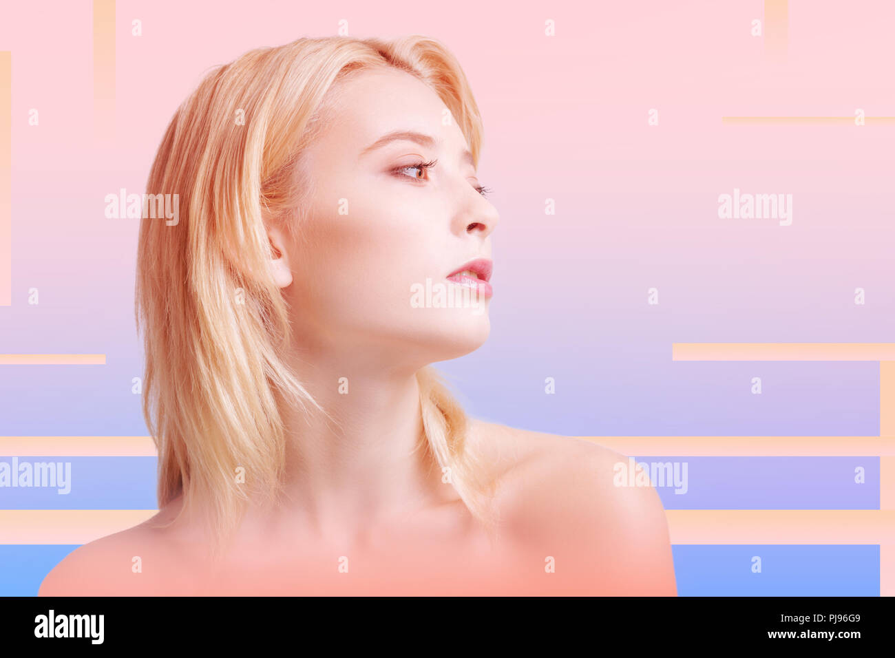 Young secretary feeling confident and thinking about career ladder ...