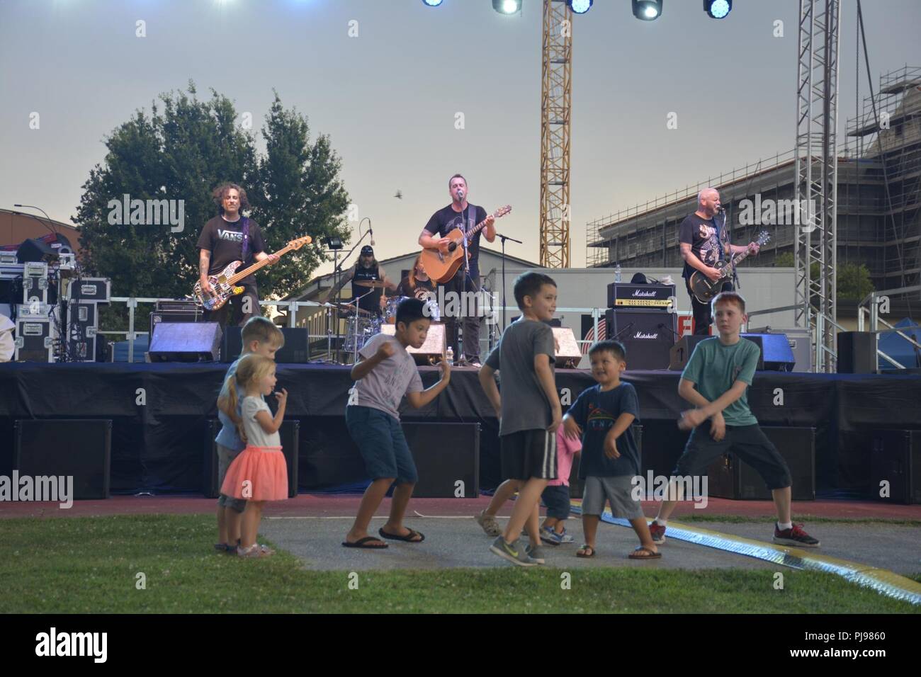 The American Hitmen perform at USAG Italy Vicenza's Ederle Field, July ...