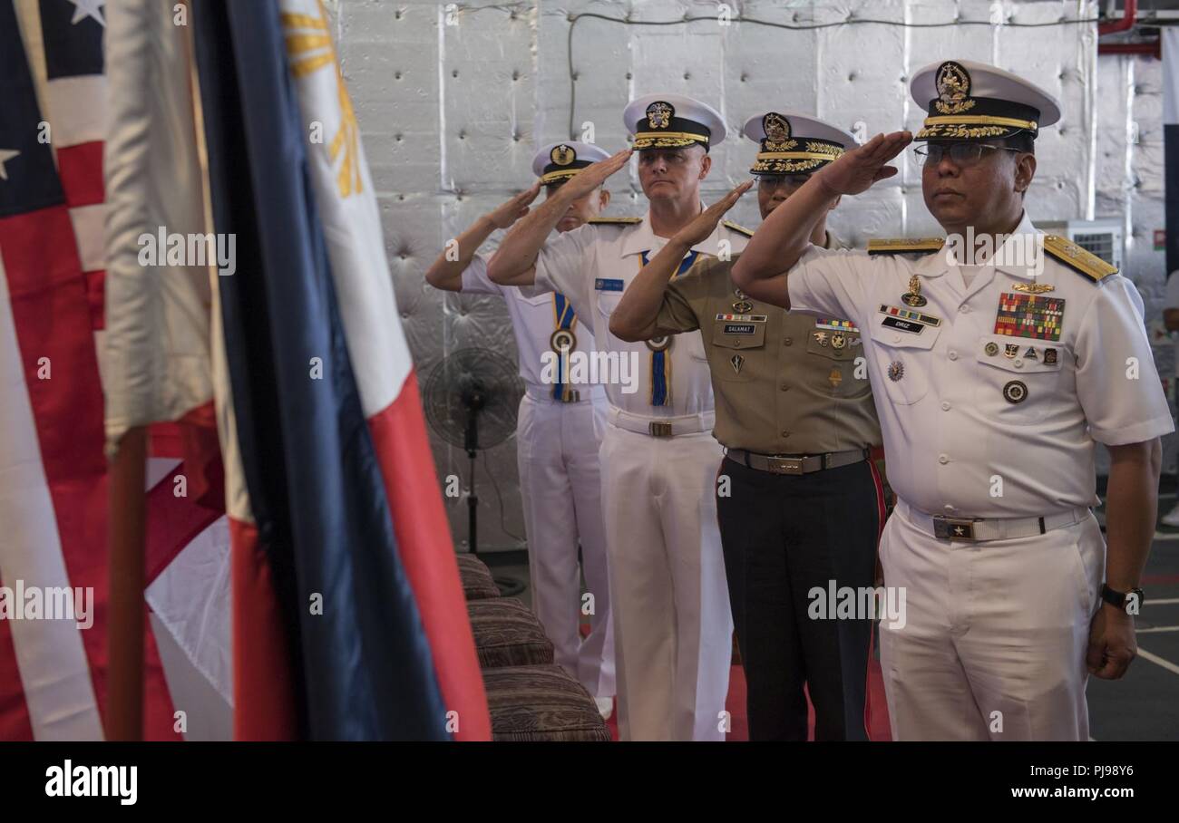 SAN FERNANDO CITY, Philippines (July 9, 2018) Rear Adm. Joey Tynch ...
