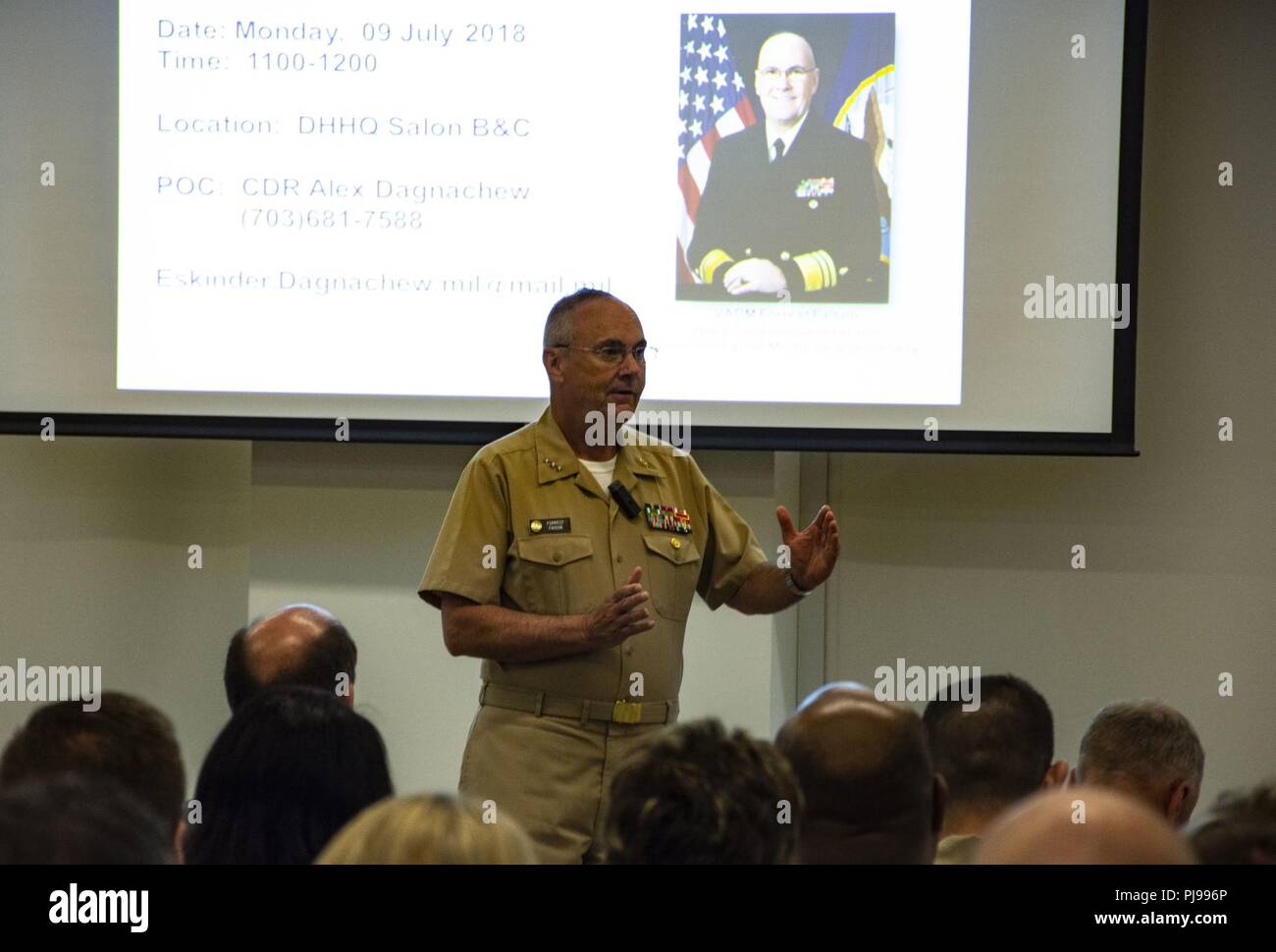 Vice Adm. Forrest Faison, Navy surgeon general and chief, U.S. Navy ...