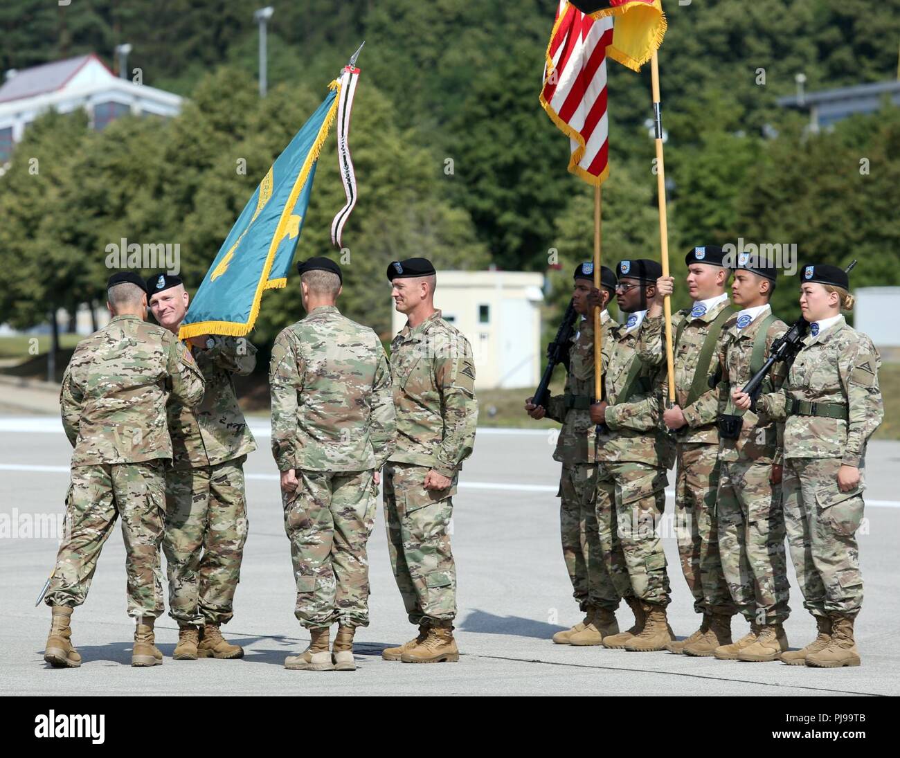 Brig. Gen. Christopher C. LaNeve, 7th Army Training Command's commander ...