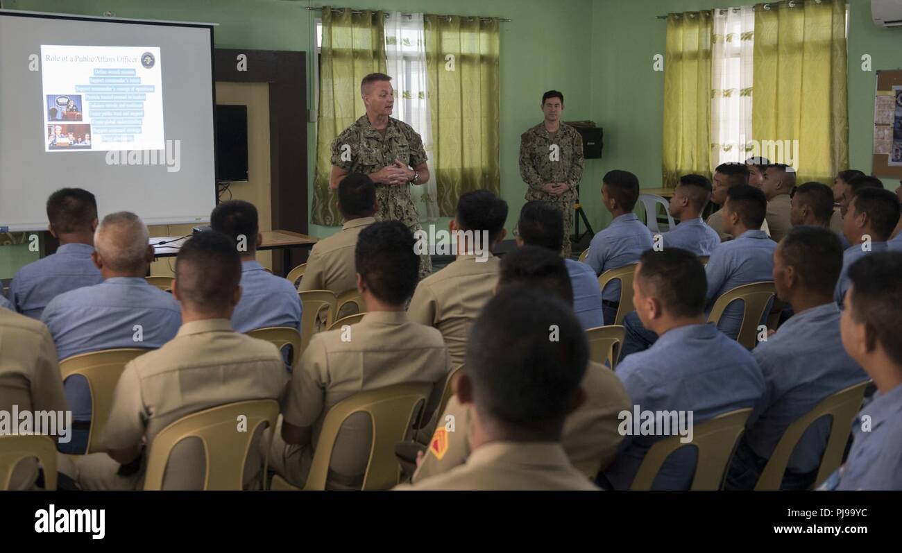 SAN FERNANDO CITY, Philippines (July 10, 2018) Rear Adm. Joey Tynch ...