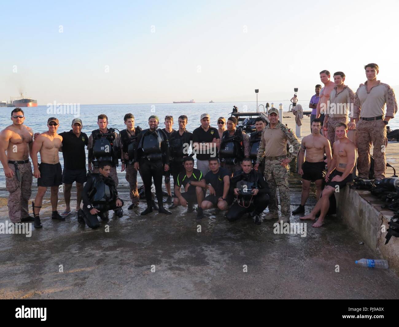 AQABA, Jordan (July 8, 2018) U.S. Marines with Maritime Raid Force (MRF ...