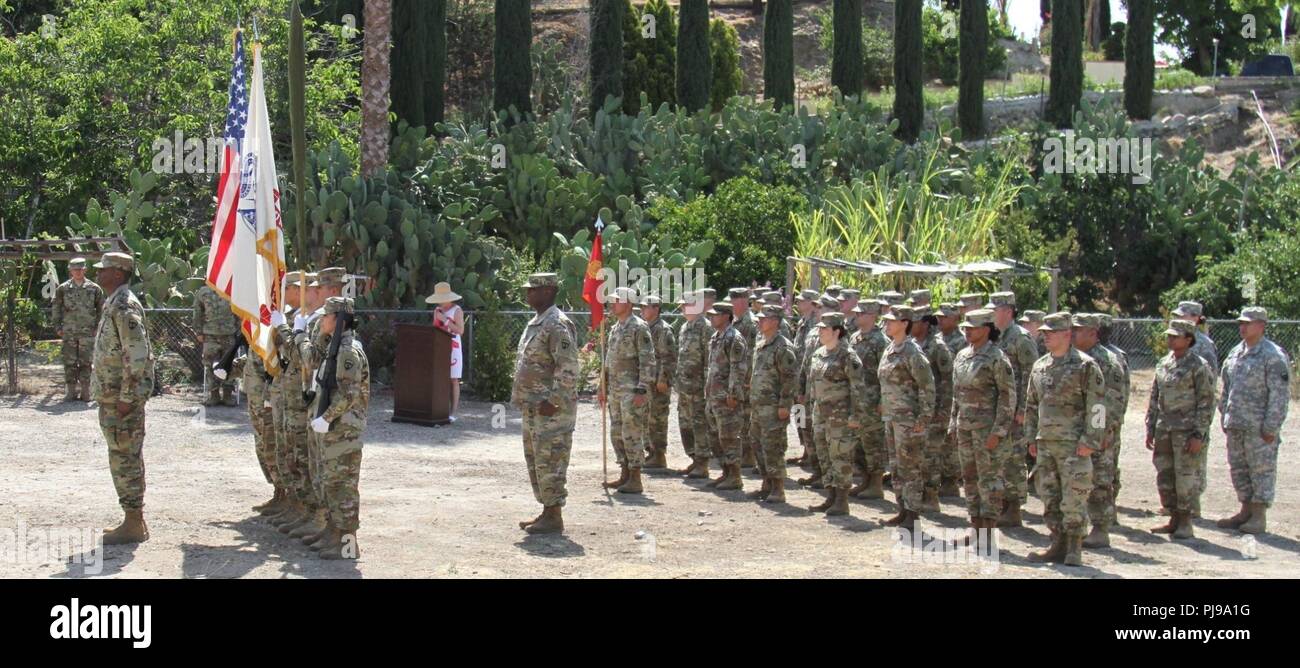Soldiers of the 420th Movement Control Battalion stand proudly in ...