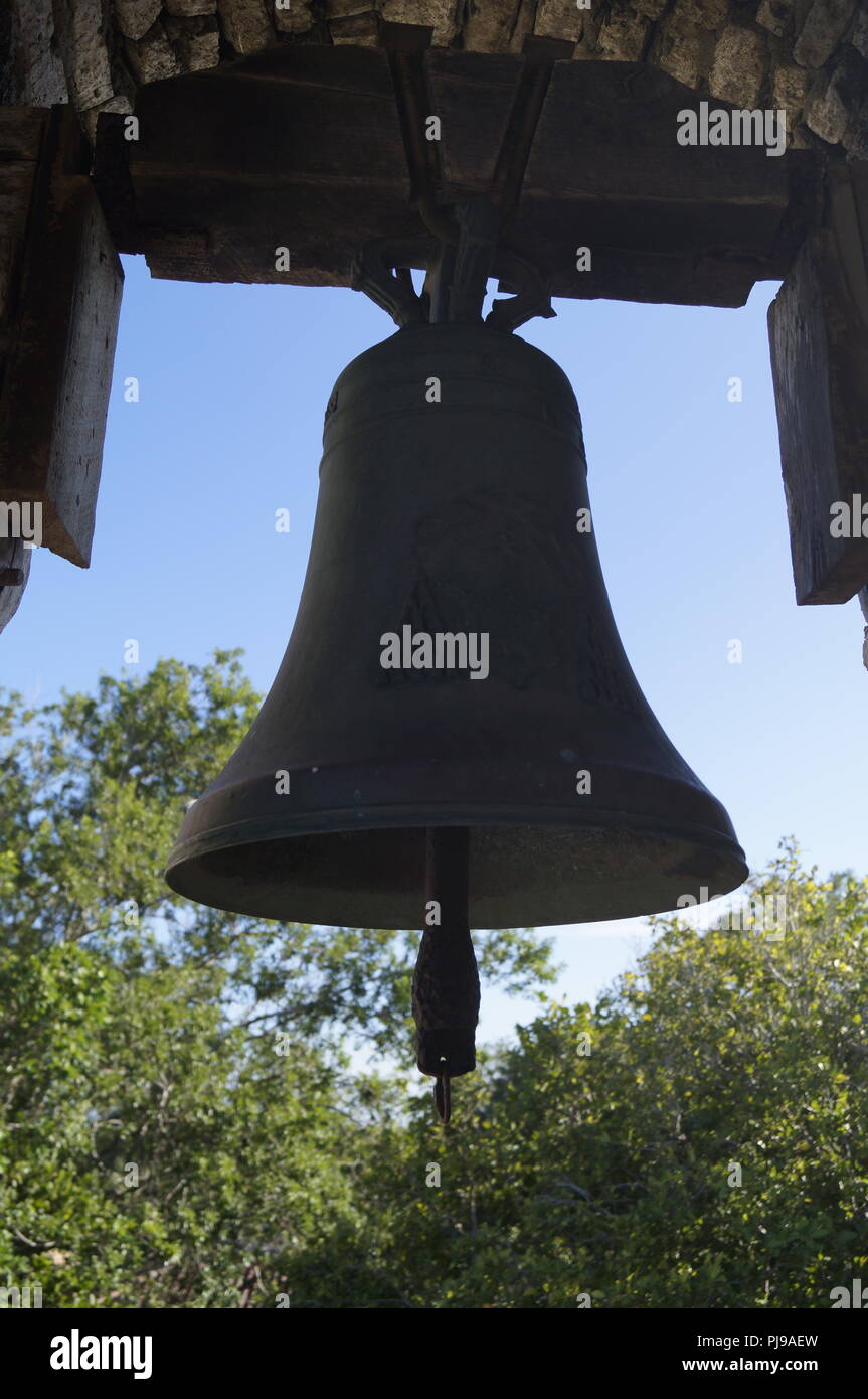 Old bell from a town church in the Dominican Republic Stock Photo - Alamy