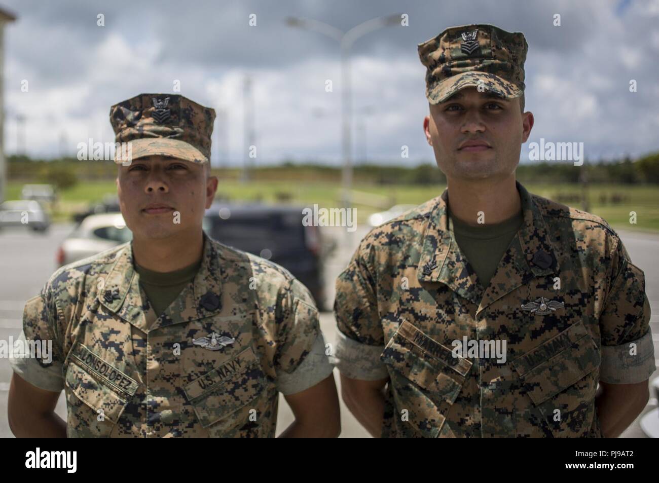 Hospital Corpsmen First Class Jose Marrero Dejesus and Ricardo ...