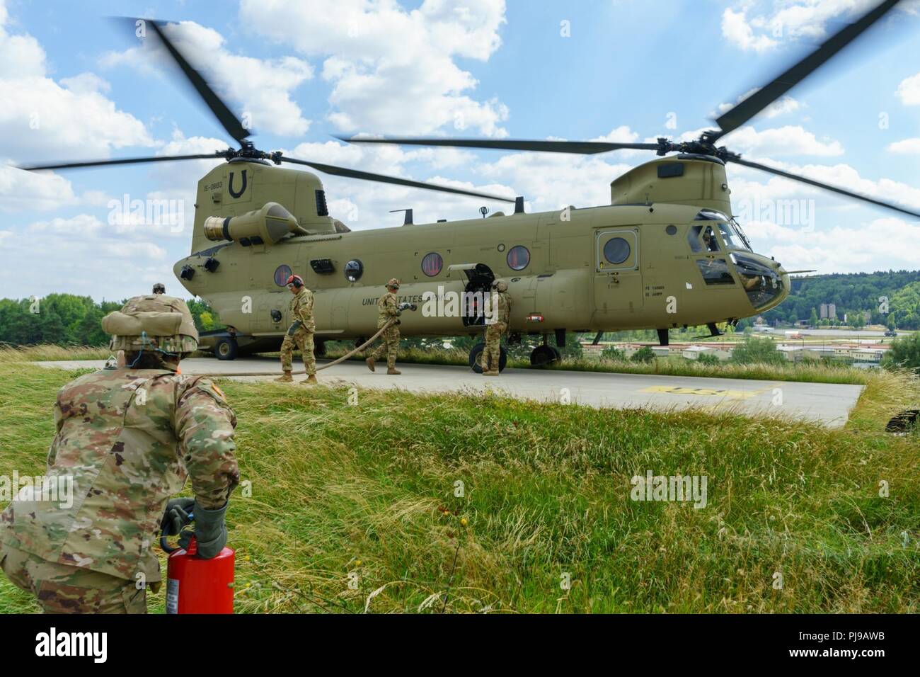 Petroleum supply specialists of the 404th Aviation Support Battalion ...