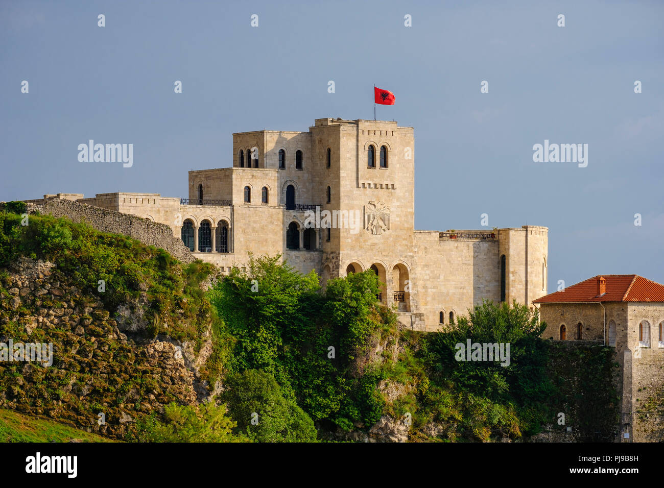 Skanderbeg Museum, Kruja, Krujë, Durrës, Durres, Albania Stock Photo ...
