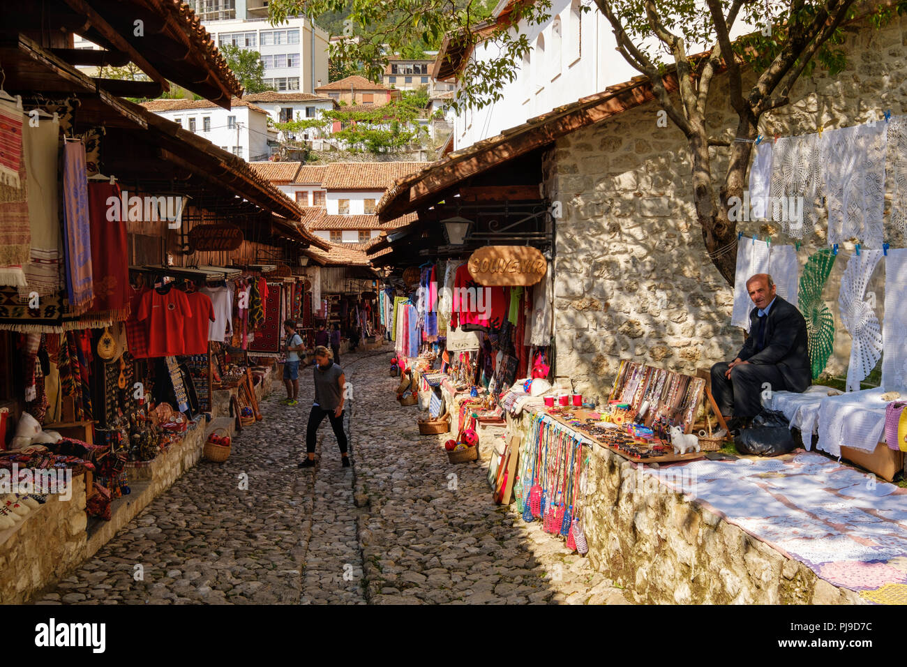 Bazaar, Kruja, Krujë, Durrës, Durres, Albania Stock Photo - Alamy
