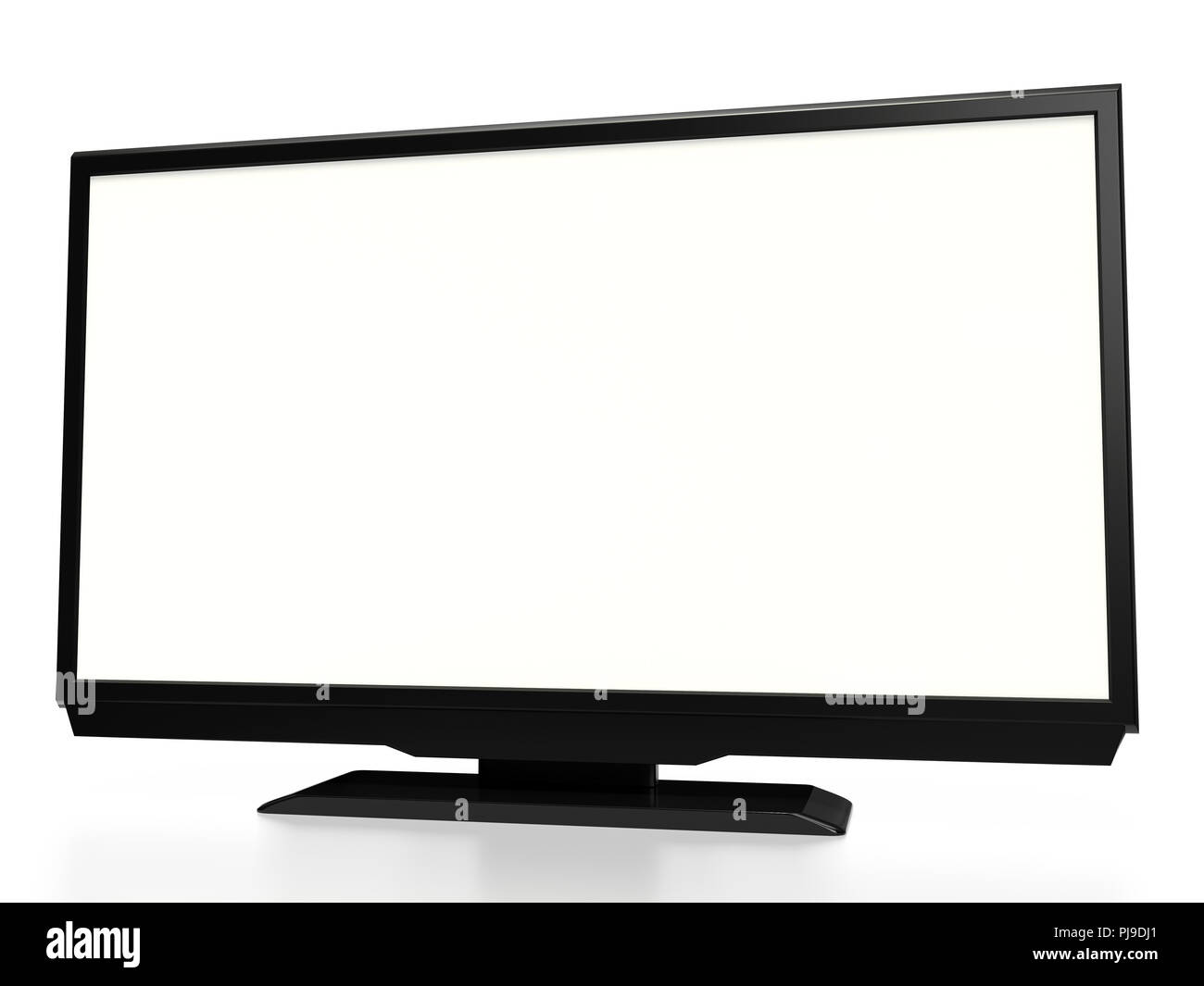 LED tv on white background. 3D rendering Stock Photo - Alamy