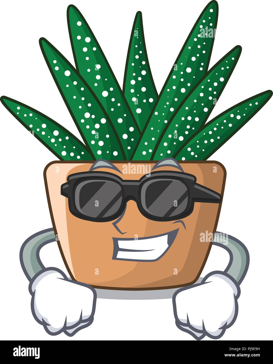 Cartoon super cool cactus hi-res stock photography and images - Alamy