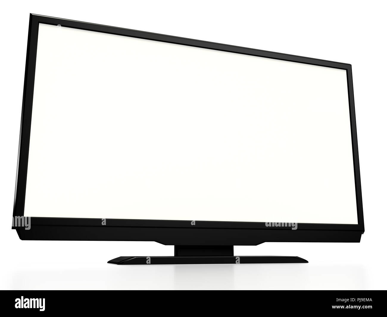 LED tv on white background. 3D rendering Stock Photo - Alamy