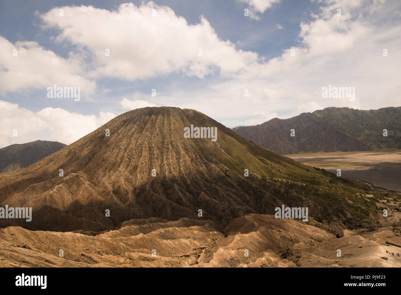 Volcano in the mountains in East Jawa, Indonesia.Volcano crater,Tengger ...