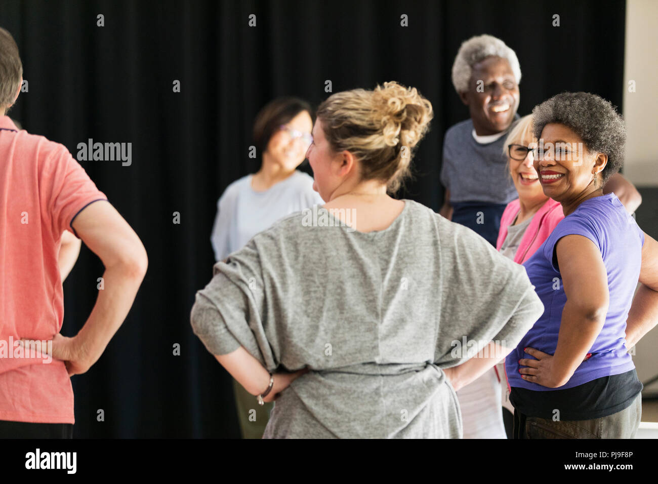 Smiling active hi-res stock photography and images - Alamy