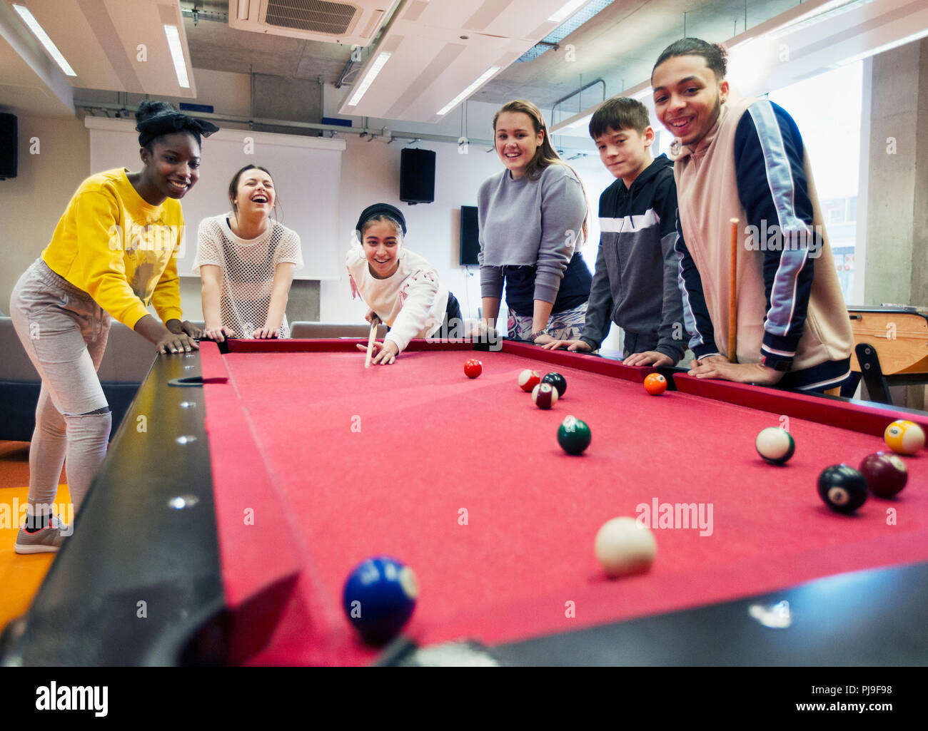 Low angle pool teenager hi-res stock photography and images - Alamy