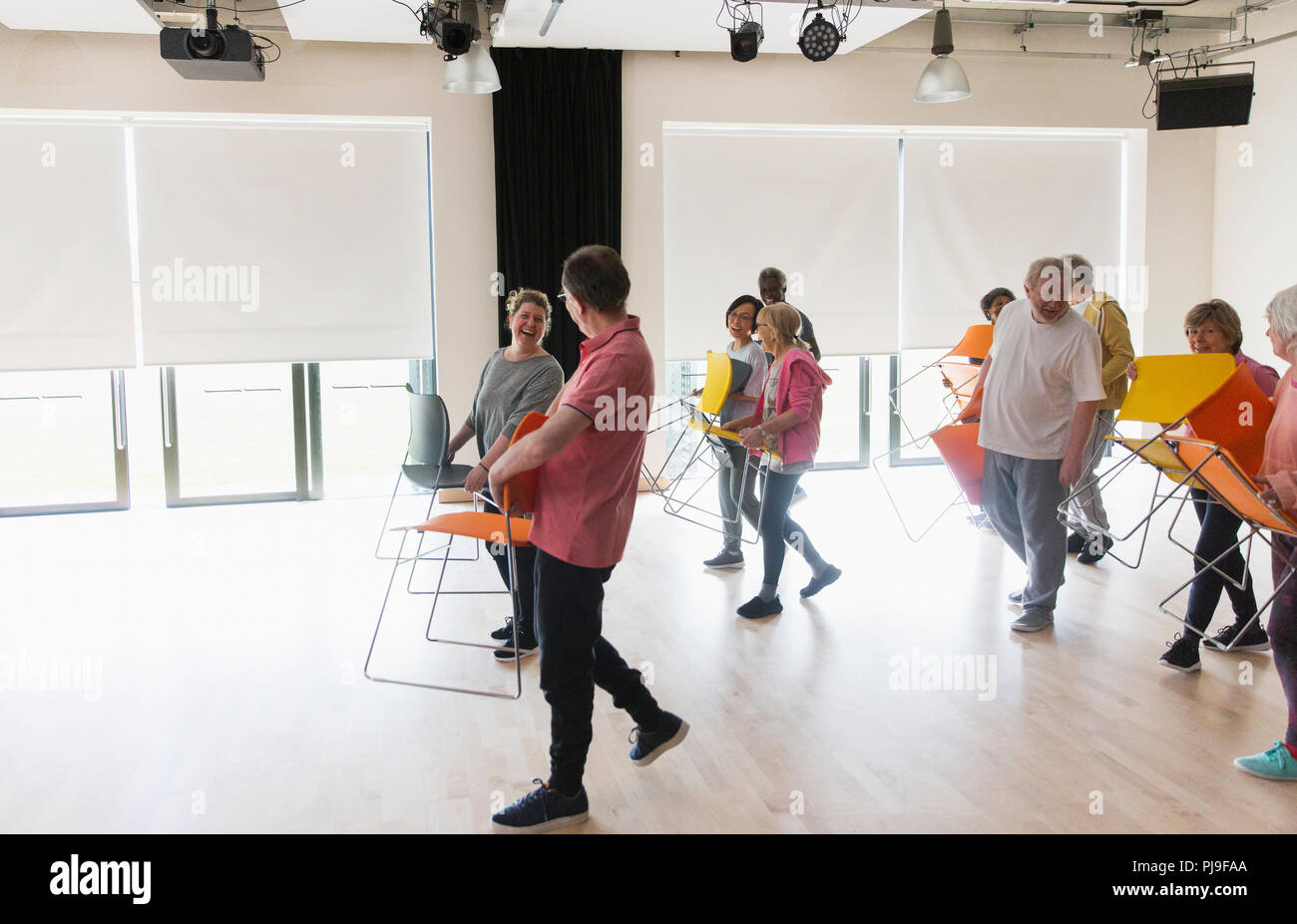 Carrying chair hi-res stock photography and images - Alamy