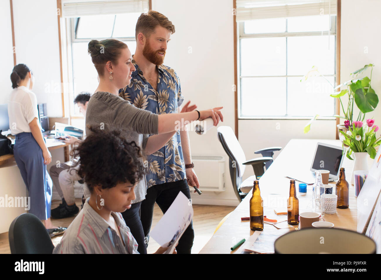 Office brainstorming ideas hi-res stock photography and images - Alamy