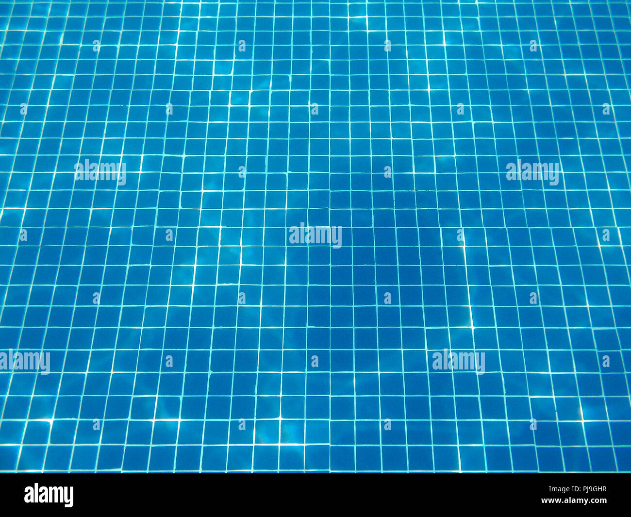 Water reflections on a swimming pool. Underwater photography ...