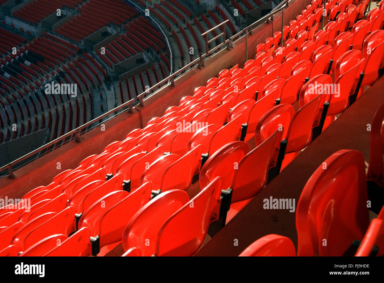 Wembley stadium seating hi-res stock photography and images - Alamy