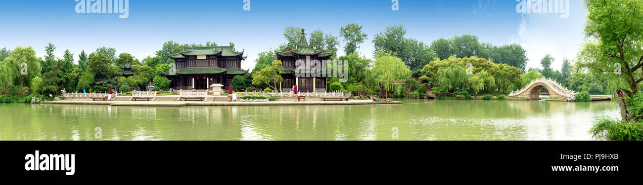 Slender West Lake is a famous scenic spot in China, Yangzhou, China ...