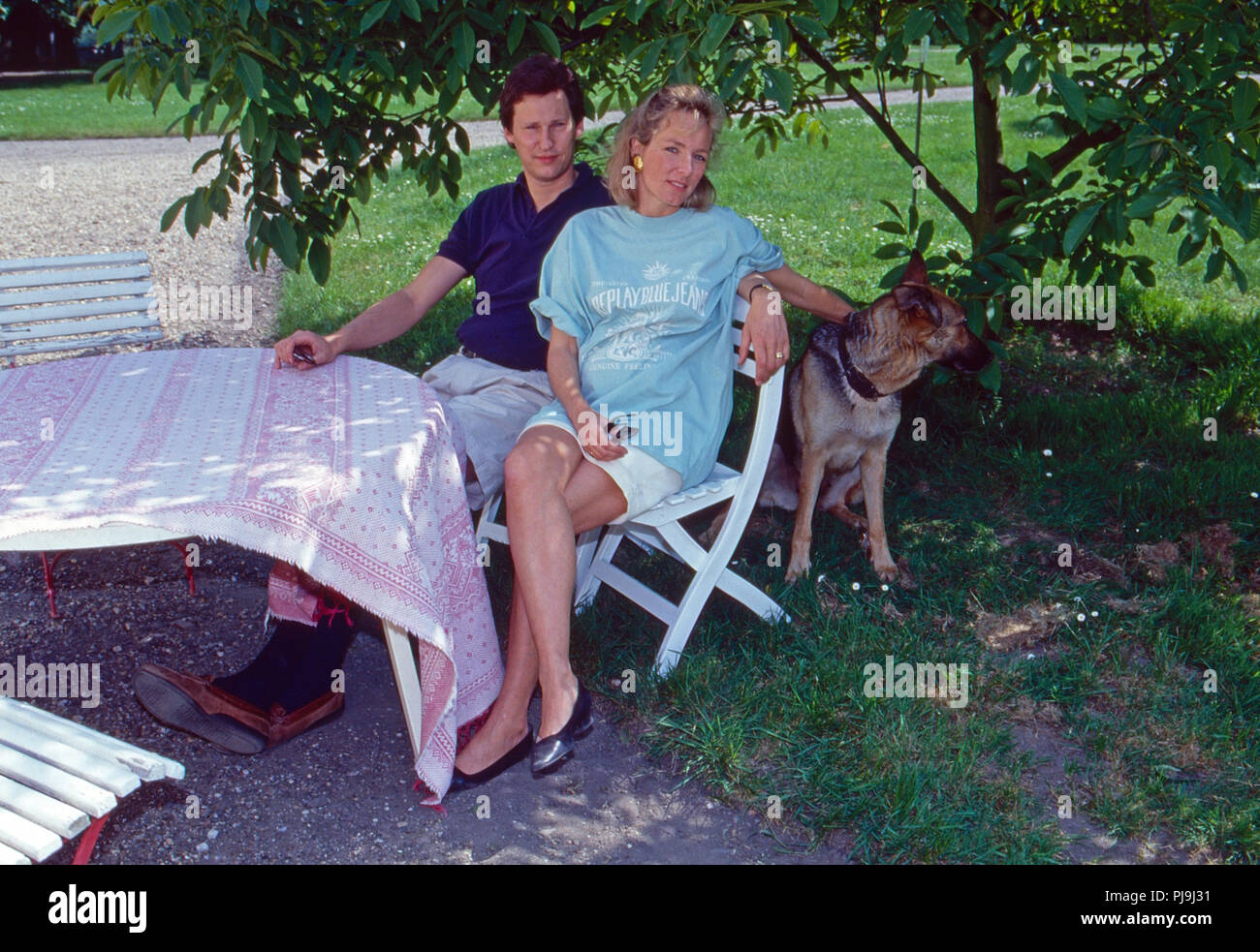 Wilhelm Albert Fürst von Urach, Graf von Württemberg mit Ehefrau Karen ...